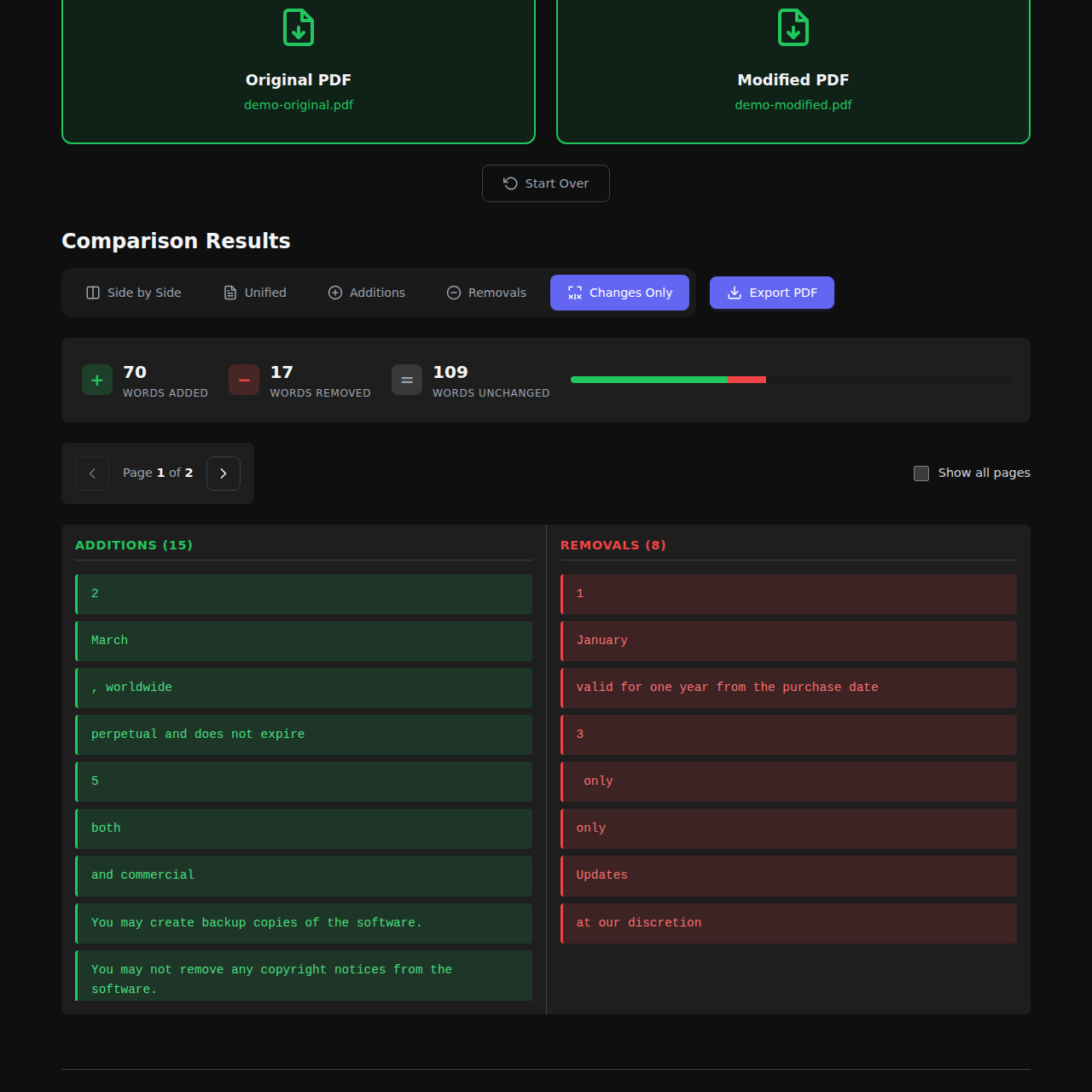 Introducing PDF Diff: Compare PDFs Privately in Your Browser - James ...