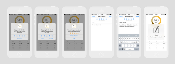 Asking for app reviews really works! It just takes 1 line of code ...